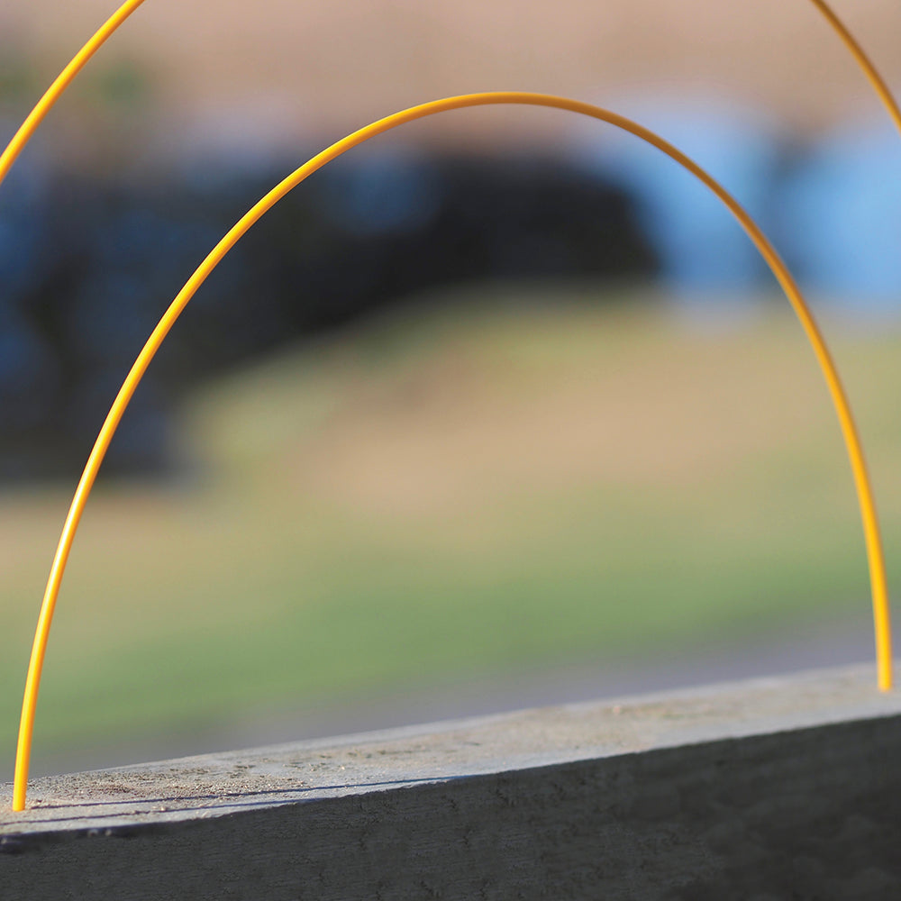 1.2m x 4.5mm Plastic Coated Fibreglass Rod Yellow – Polynet Products